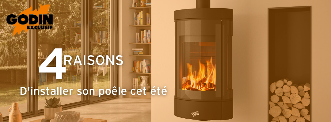 Godin : Poêle à bois et à granulés, Cheminées, Inserts et Cuisines